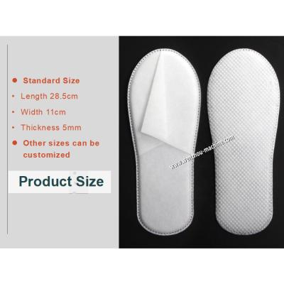 China Automatic Vending Disposable Hotel Slipper Making Machine for sale