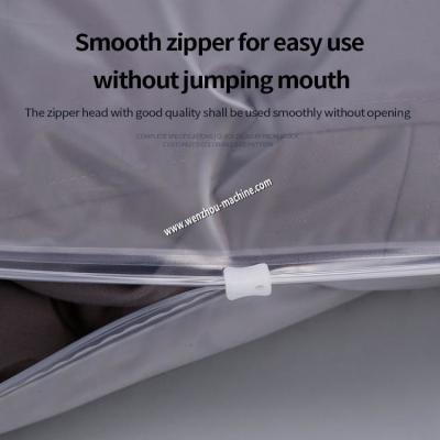 China Automatic Plastic Ziplock PE Zipper Bag Making Machine for sale