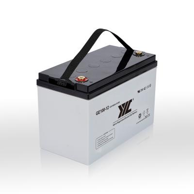 China Maintenance Free Solar Storage Battery 12V 100AH Off Grid Storage Battery for sale