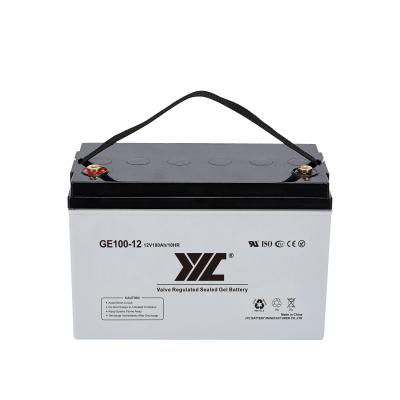 China GE100-12 Solar Storage Battery Deep Cycle Gel Battery 12V 100Ah For PV Systems for sale