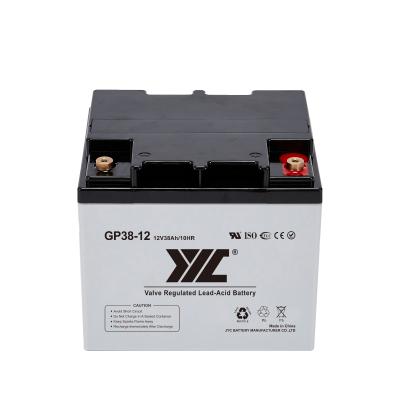 China GP 12 Volt 38AH Telecom Tower Battery Broadband Fiber Optic Network Battery for sale