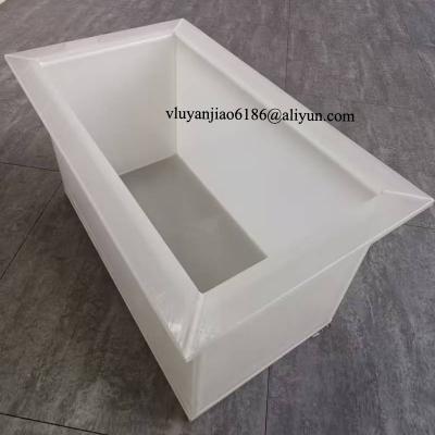 China Custom White PP Welded Electroplating Tank for Corrosive Liquids for sale