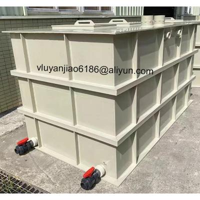 China Industrial Anti-Corrosion Containers PP/PVC Electroplating & Pickling Tanks for sale