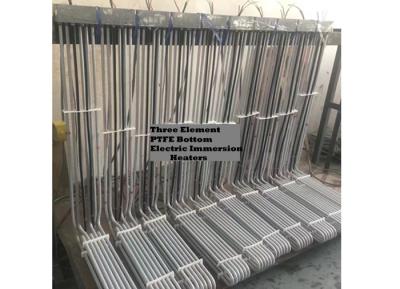 Chine Trois immersion Heater For Corrosive Liquids du fond de l'élément PTFE à vendre