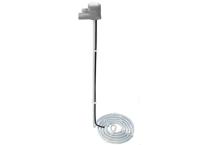 China L-Shaped PTFE Immersion Heater for Electroplating Baths - 2000W to 5000W Power, 220V/380V Voltage Options for sale