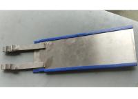 China Titanium & Stainless Steel SUS304 Cathode Plate with PVC Edge Strips for Electroplating Systems for sale