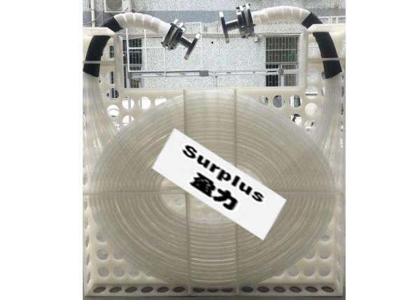 PFA Tubes PVDF Frame Coiled Tube Heat Exchanger For Alkaline Solutions
