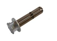 China 240V 9KW Titanium Flange Immersion Heater for Industrial Plating Solutions - 2mm to 6mm Diameter Options for sale