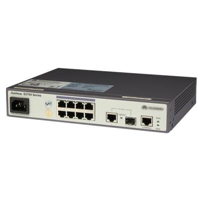 Cina S2700-9TP-SI-AC 8 porte Ethernet 10/100 Switch di rete con capacità di commutazione di 32 Gbit/s in vendita