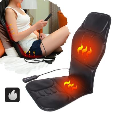 China PU Material Shiatsu Massage Chair Pad , Shiatsu Massage Seat Cushion Double Sided Design for sale