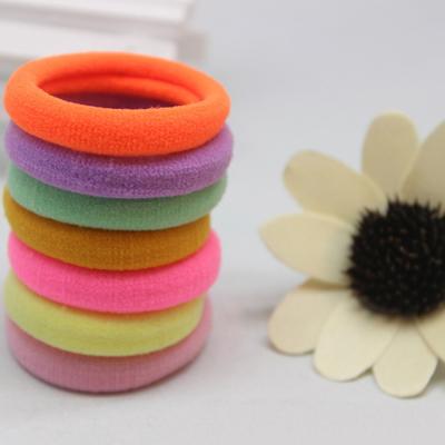 China Cute Thin High Elastic Hair Band , Rubber Hair Ties Various Color Available for sale