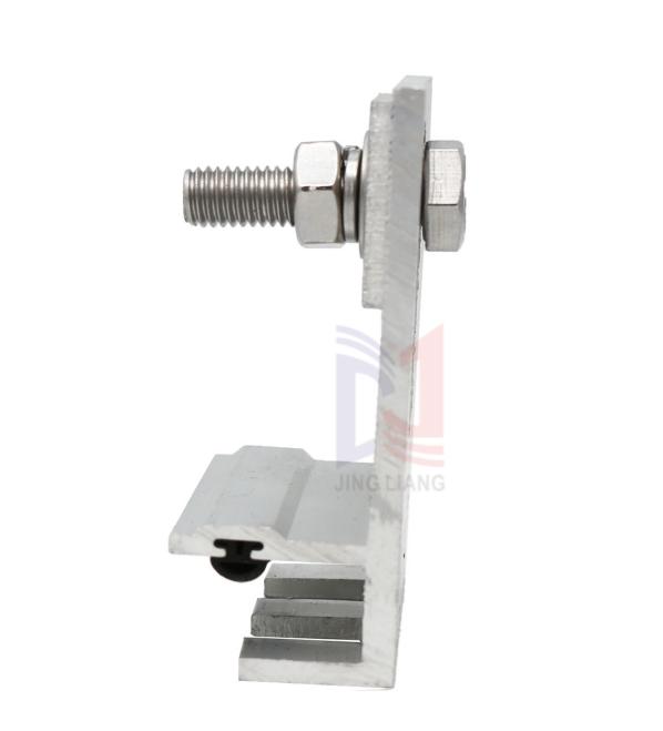 Aluminum clips for terracotta panel cladding support system