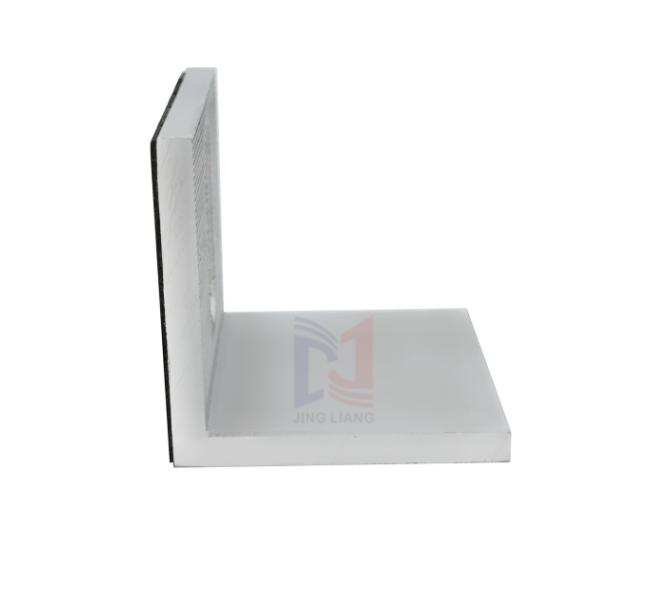 Customized aluminum L-shaped bracket for facade support system