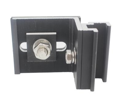 Cina Sistema di supporto di rivestimento in pietra di alluminio anodizzato nero resistente alle intemperie con bassa manutenzione in vendita