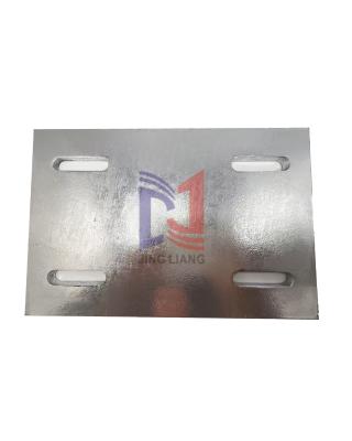China Gegalvaniseerde 200*300mm Inbouwplaat voor Gevelondersteuningssysteem Te koop