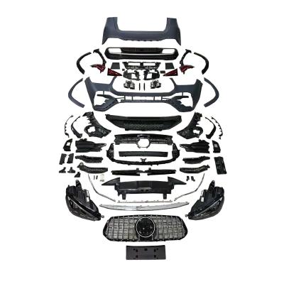 China 63AMG Mercedes GLE Body Kit Front Rear Bumper Body Kit Black for sale