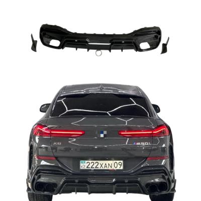 China OEM 2023+ BMW G06 Body Kit Carbon Fiber Posterior Lip Diffuser Front Grill for sale