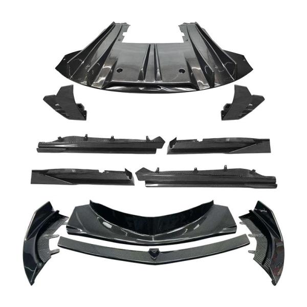 Quality PRO Dry Carbon McLaren GT Body Kit Front Lip Rear Spoiler Hood Side Skirt for sale