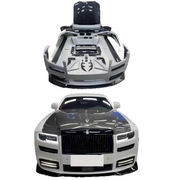 Quality Dry Carbon Fiber Ghost Body Kit Front Bumper Side Skirts Rear Bumper Fender Hood for sale