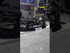 Mansor style dry carbon fiber body kit for Lamborghini urus front and rear bumper side skirt spoiler