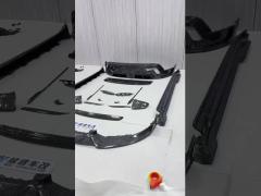 for Porsche Taycan MSY Style Forged carbon fiber Body Kit Front Lip Rear Diffuser Side Skirts