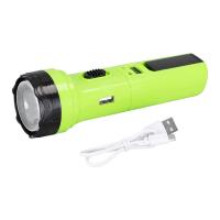 China High Power Mini Torch Light Solar Led Flashlight Rechargeable Torch Light for sale