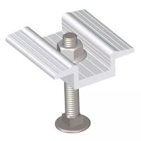 China Customized Solar Power PV System Aluminium Mid Clamp Fixing Brackets for sale