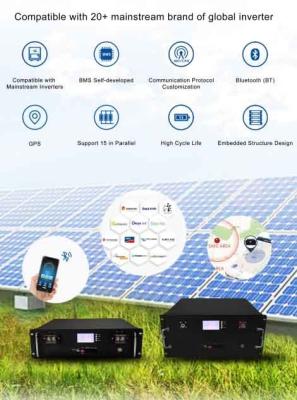 Cina Tipo batteria al litio solare della cassa del ODM dell'OEM della batteria 48V 50Ah di LiFePO4 in vendita