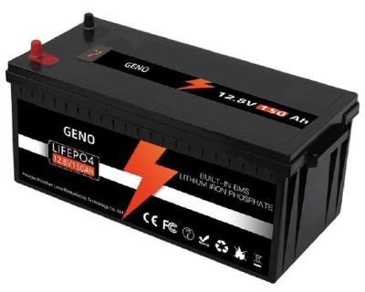 China Excellent factory supply 12v 100Ah Lithium  ion battery with BMS for sale