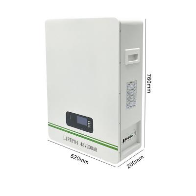 China 10kwh Lithium Battery 48V 200Ah Home Solar Storage Battery Wall Mounted for sale