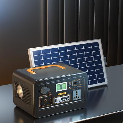 China Off-Grid 300w Emergency Solar Generator Rechargeable Battery Outdoor Portable Power Station 300W for sale