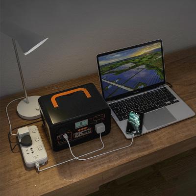 China Off-Grid 300w Emergency Solar Generator Rechargeable Battery Outdoor Portable Power Station 300W for sale