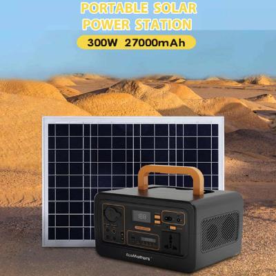 China De draagbare Openluchtgenerator van de Voeding300w draagbare krachtcentrale met Zonnepaneel Te koop