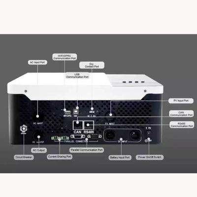 China Hot sale Growatt Off Grid Solar Inverter 220V 48V Single Phase inverter SPF5000ES With Wifi for sale