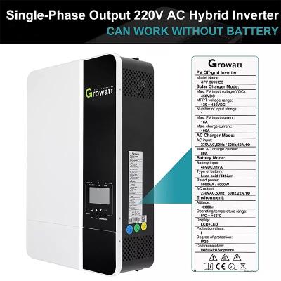 Cina Il migliore LCD puro della sinusoide di Growatt 5KW di qualità visualizza gli invertitori solari in vendita
