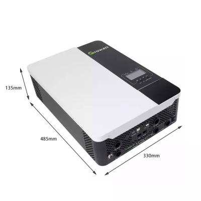 China 8KW hybrid solar system off grid on grid Hybrid Three phase inverter for sale