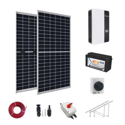 Cina Energia solare di vendita calda di Fuori griglia 2000w per il corredo solare dell'intero sistema a energia solare domestico 2kw in vendita