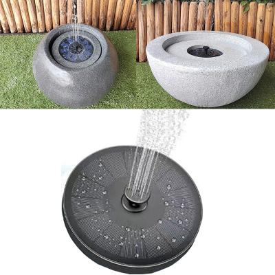 China 3W Solar Panel Kit Water Pump Solar Fountain Solar Powered Bird Bath Fountain Pump Outdoor Watering Submersible Pump for Pond for sale