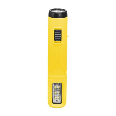 China Portable Solar Powered Radio Flashlight Source 1W Front Torch 6pcs 2835 SMD Side Lamp à venda