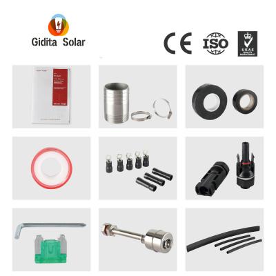 Cina 95m Max. Head 1Hp AC DC Automatic Switchover 3 Inch Solar Submersible Impeller Pump in vendita