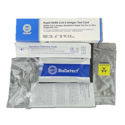 China CE For 19 Antigen Test Home Factory And Antigen Rapid Test Kit for sale