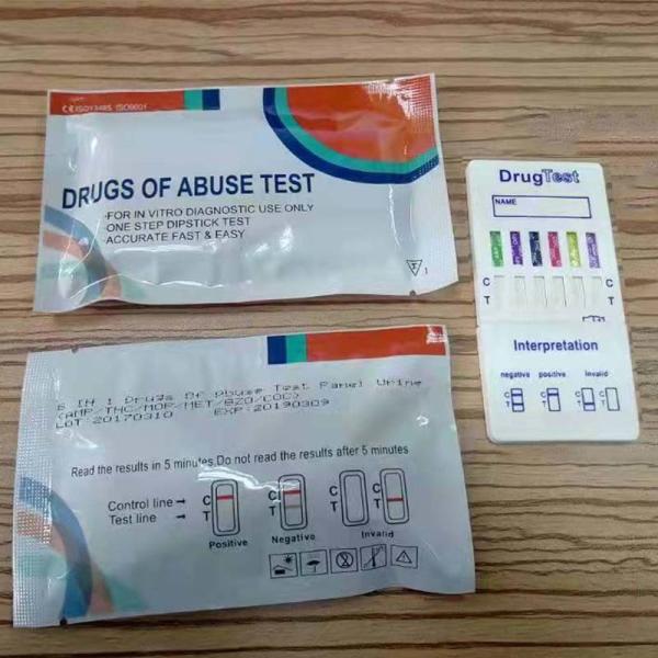Quality DOA Rapid Test Device Multi 3 Panel Instant Drug Test THC-BZO-TML-MOP for sale