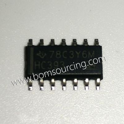 中国 非同期調整の2進カウンターIC 2の要素4ビット否定的な端SN74HC393D HC393 販売のため