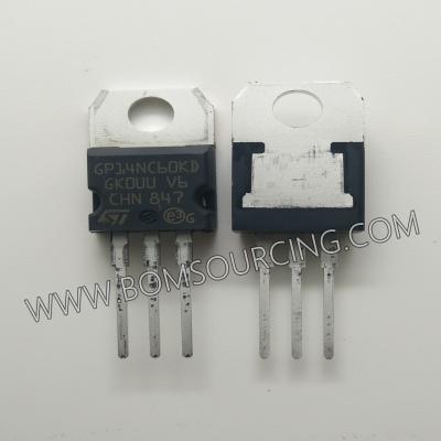China Através da microplaqueta TO-220AB STGP14NC60KD GP14NC60KD IGBT 600V 25A 80W de IC do circuito integrado do furo à venda