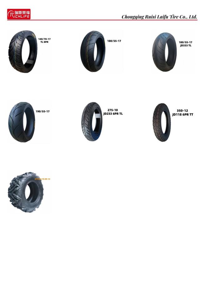 Talwan Quality Top Quality Hot Selling New Models 5.00-12 2.75-17 300-17 70/80-17 Motorcycle Tires Motorcycle Wheels off Road Motorcycle Tires Cheap PCR Tires