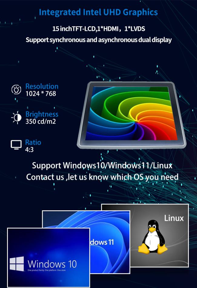 15 inch panel pc