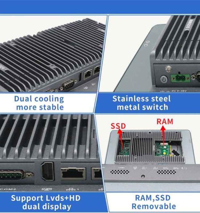 ITPC-A500 Industrial Touchscreen PC with 15-inch display