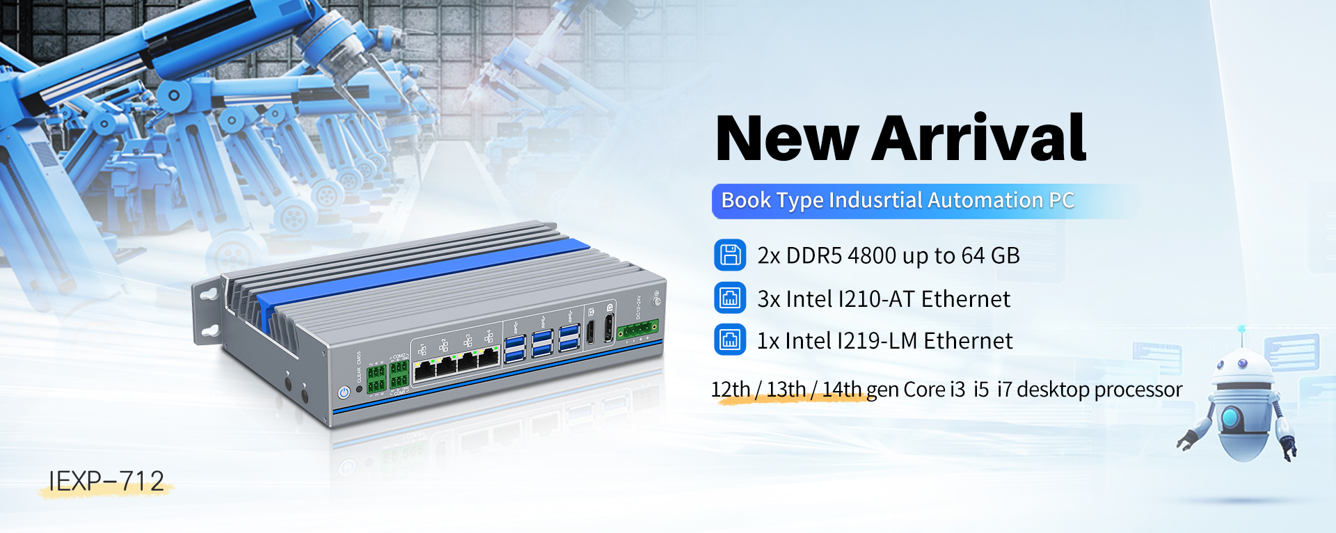 12th gen smart mini PC for logistics sorting
