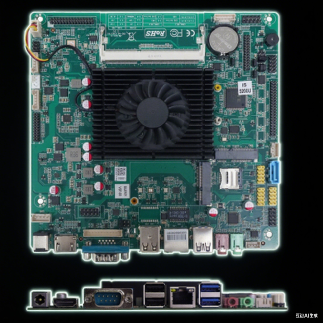 170x170mm Embedded Industrial Motherboard with dual storage and WiFi connectivity