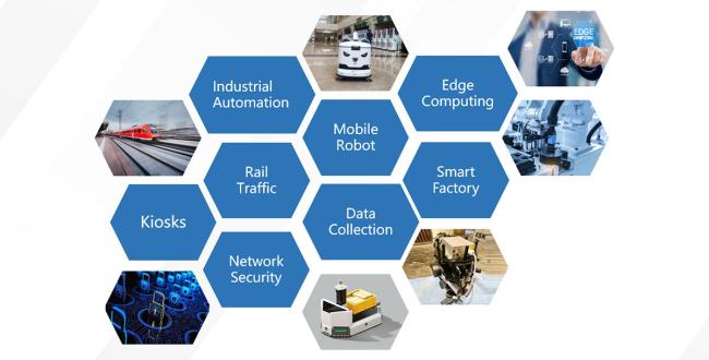 DIN-Rail J3710 Quad Core Fanless Mini Computer